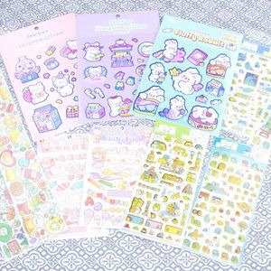 Other | Kawaii Cute Big Sticker Bundle | Poshmark